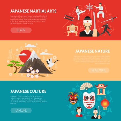Japanese symbols set transparent Royalty Free Vector Image