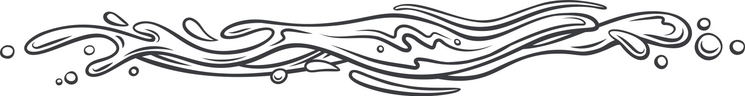 Japanese wave line art Royalty Free Vector Image