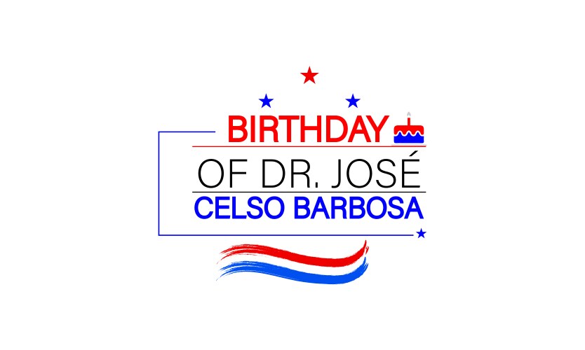 Celebrating the legacy of dr jose celso barbosa Vector Image