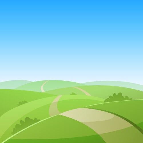 Country road Royalty Free Vector Image - VectorStock