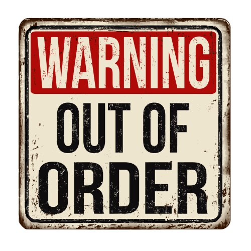 Out of Order Sign Vector Images (over 930)