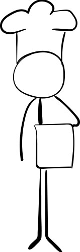 Cartoon Waiter Notepad Vector Images (21)