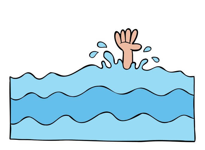 Drowning Cartoon Vector Images (over 1,300)