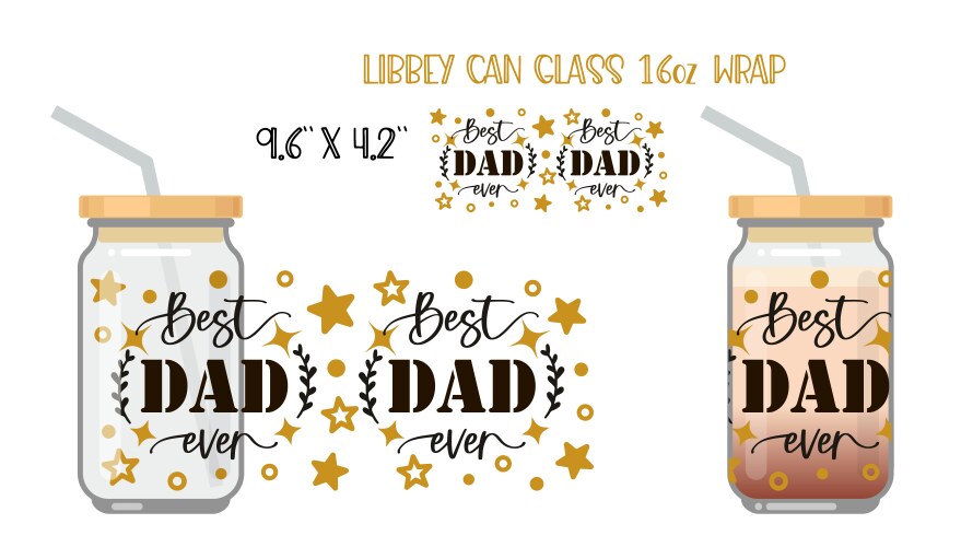 Printable full wrap for libby class can a pattern Vector Image