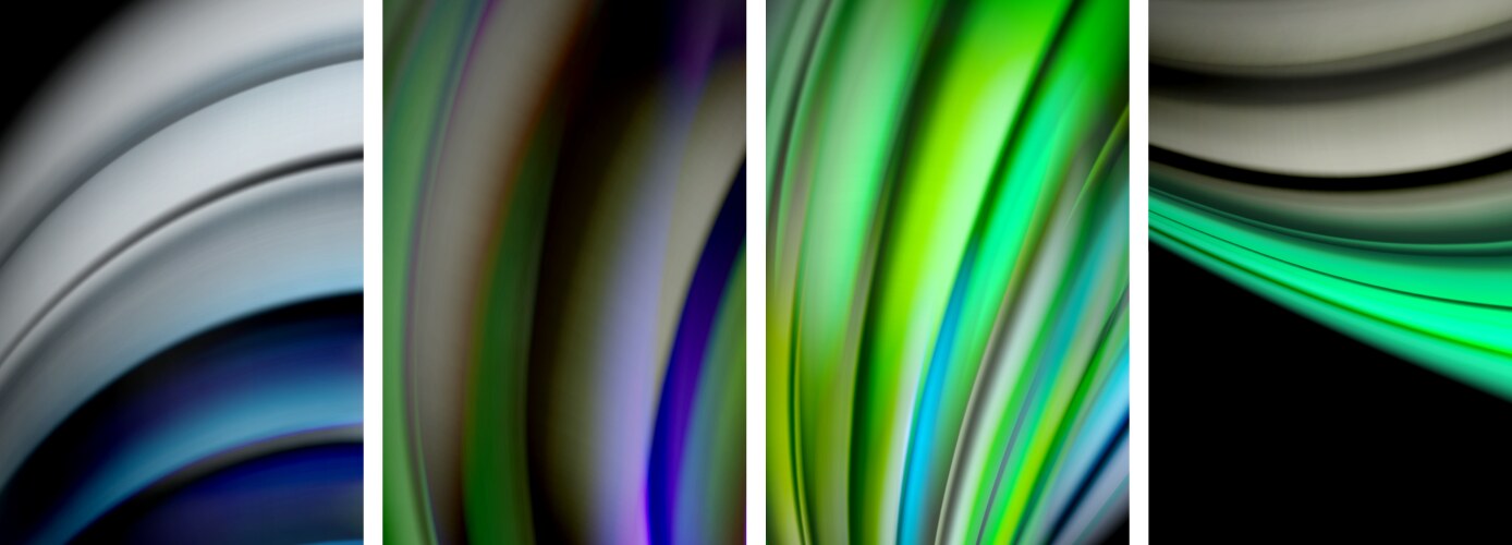 Blurred color line backgrounds Royalty Free Vector Image