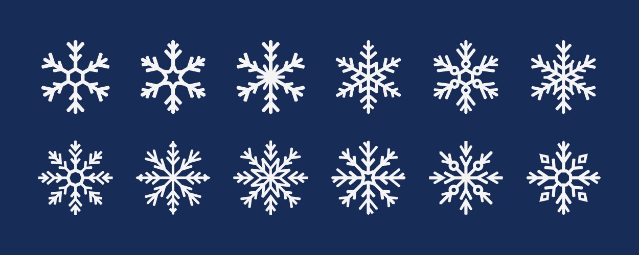 Simple Snowflake Vector Images (over 36,000)