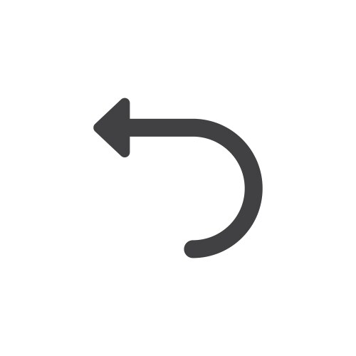 Undo icon set Royalty Free Vector Image - VectorStock