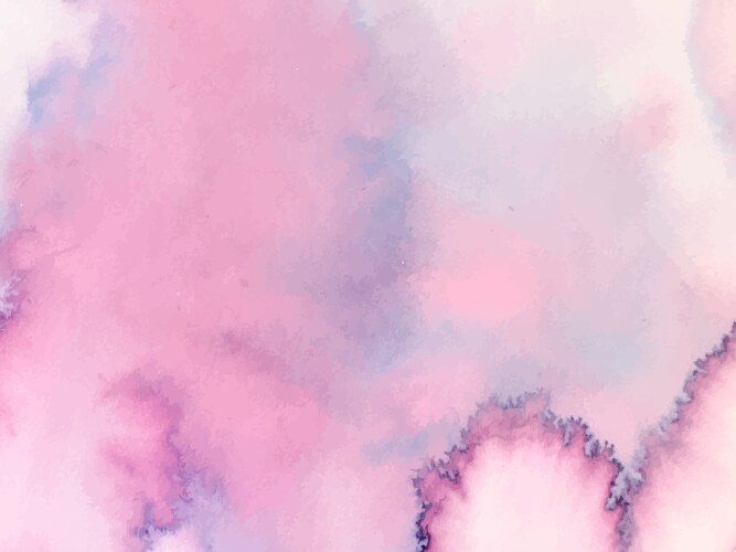 Colorful abstract background soft pink watercolor Vector Image