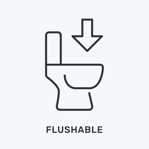 Toilet and tank icon or seat Royalty Free Vector Image
