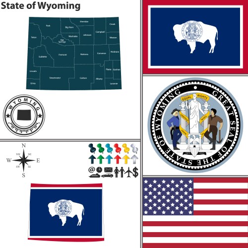 Seal of Wyoming Vector Images (over 420)