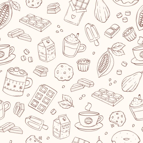 Chocolate Line Art Vector Images (over 25,000)