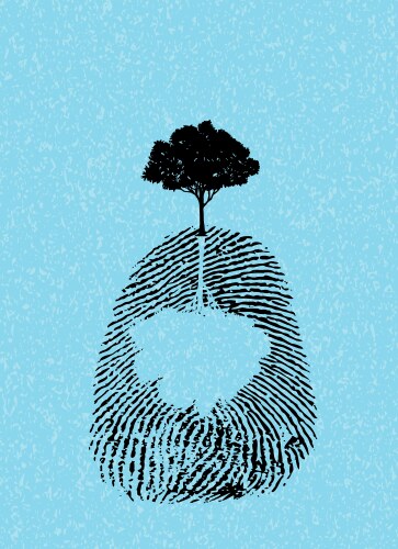 Fingerprint Tree Vector Images (over 230)