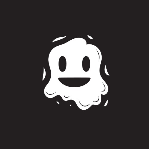 Ghost logo template Royalty Free Vector Image - VectorStock