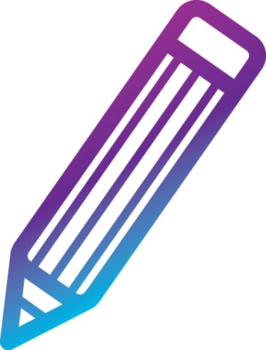 Gradient bookshelf icon in purple and blue tones Vector Image