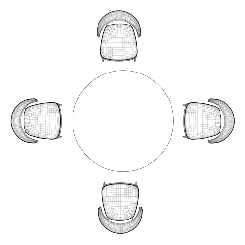 Chair From Above Vector Images (52)