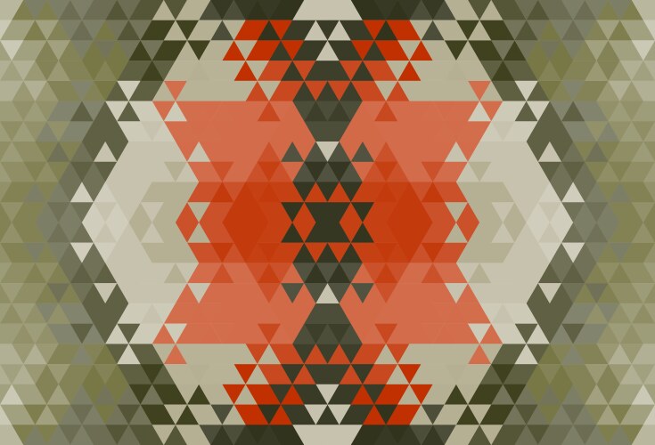 Triangle retro background Royalty Free Vector Image