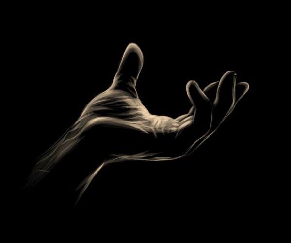 Hand palm Vector Images & Graphics for Commercial Use | VectorStock