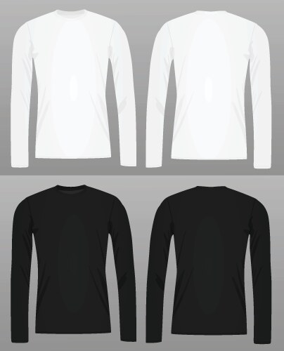 T-Shirt Template Front and Back Vector Images (over 17,000)