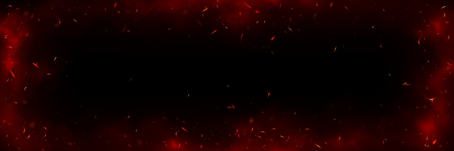 Fire spark overlay with smoke and flame background