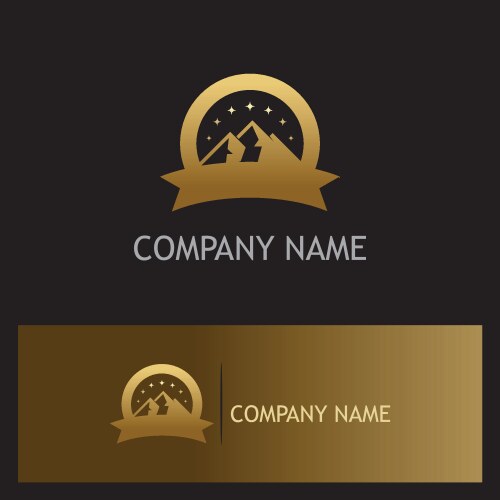 Gold Mountain Logo Vector Images (over 1,700)