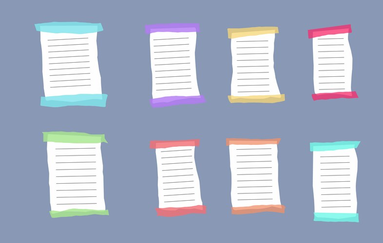 Blank sticky note Vector Images & Graphics for Commercial Use | VectorStock