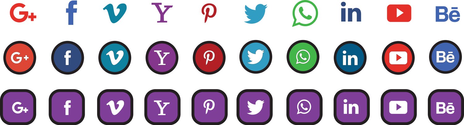 Facebook Twitter Vector Images (over 5,900)