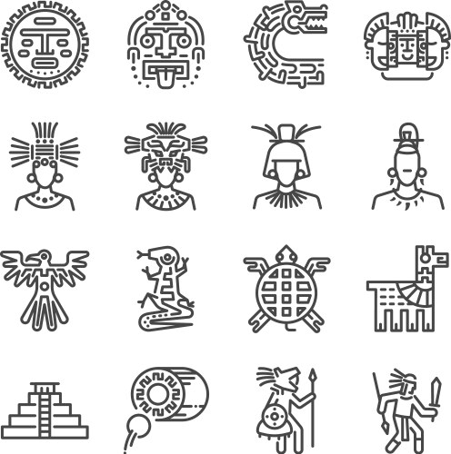 Simple Aztec Tattoos Aztec Warrior Princess Tattoo ₪ AZTEC TATTOOS