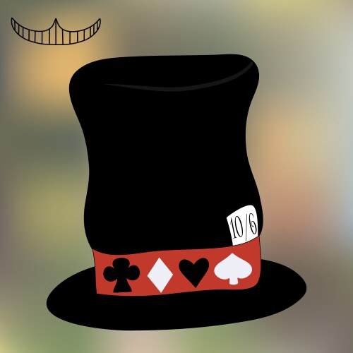 Mad hatter Royalty Free Vector Image - VectorStock