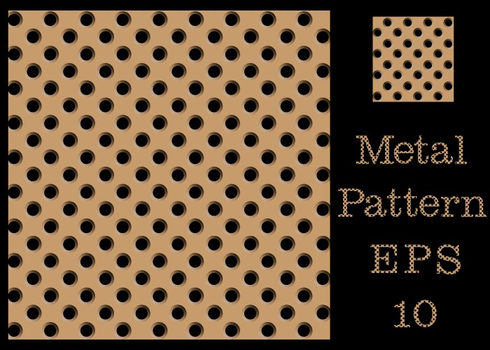 Realistic metal banner on circle mesh design Vector Image