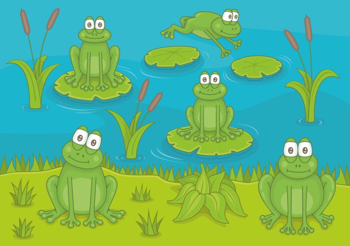 Frogs Vector Images (over 24,000)