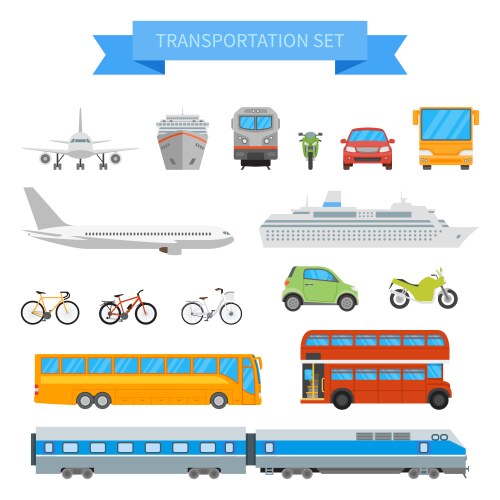 Transportation Royalty Free Vector Image - VectorStock