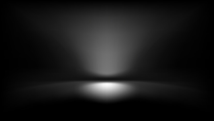 Black studio background Royalty Free Vector Image