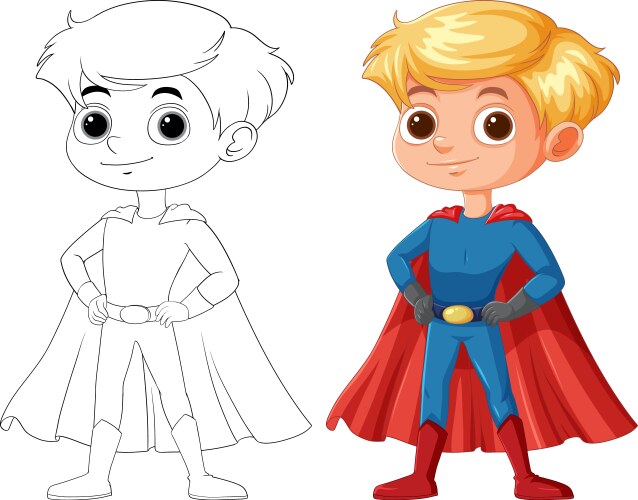 Superheroes Outline Vector Images (over 1,800)