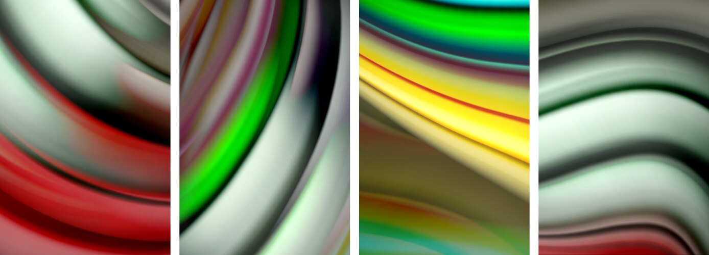 Blurred color line backgrounds Royalty Free Vector Image