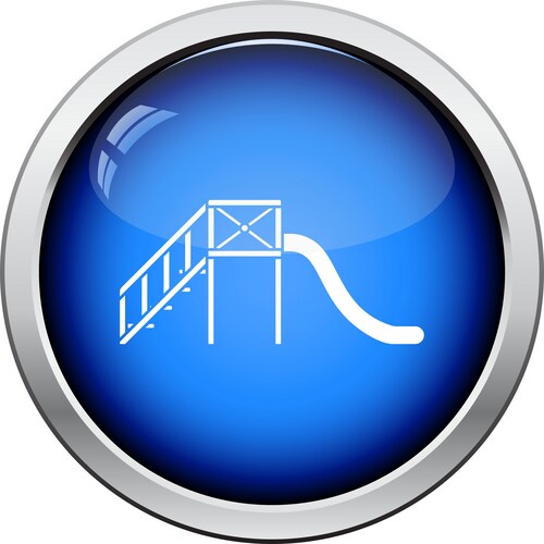 Children slide icon Royalty Free Vector Image - VectorStock