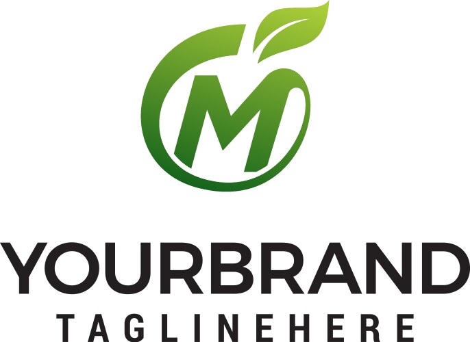 Leaf Logo M Vector Images (over 3,400)