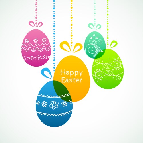 Easter design template Royalty Free Vector Image