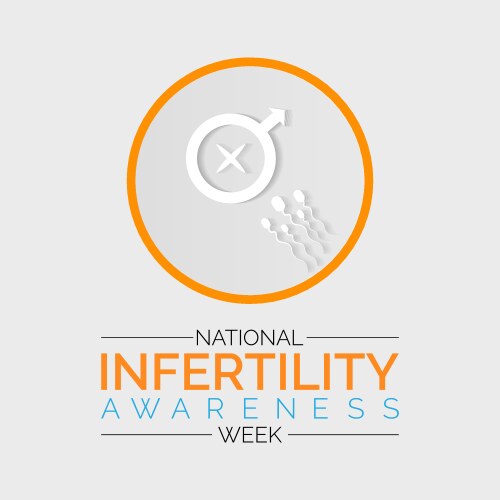 National infertility awareness week observed Vector Image