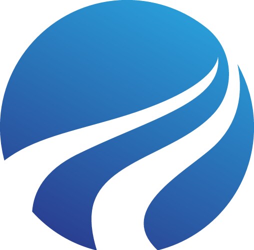 R river logo Royalty Free Vector Image - VectorStock