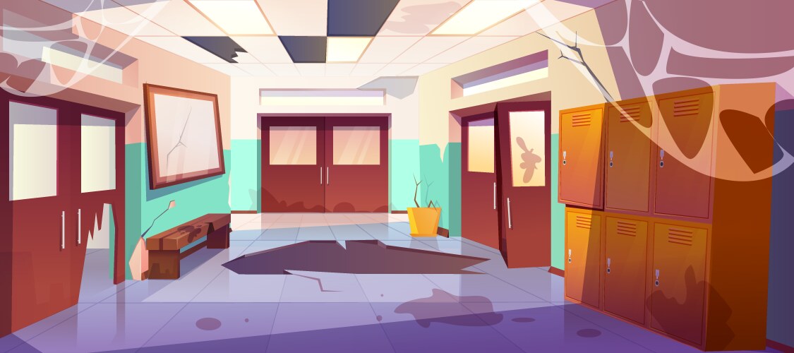 Cartoon School Hallway Hall Vector Images (over 200)