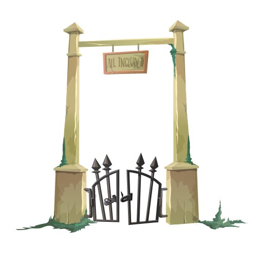 Cemetery Gate Vector Images (over 780)