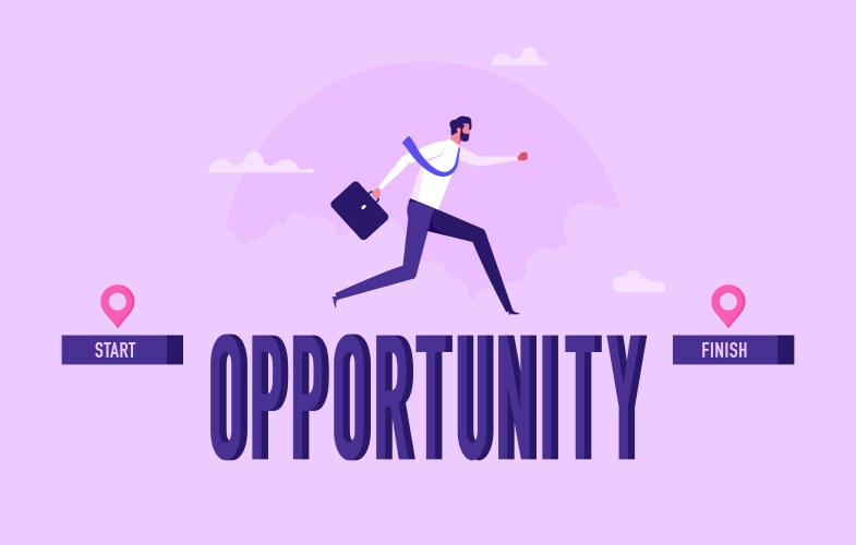 Identify career opportunities concept icon Vector Image