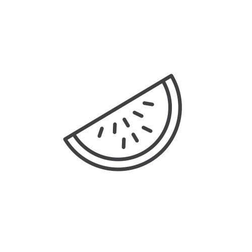 Watermelon icon set Royalty Free Vector Image - VectorStock