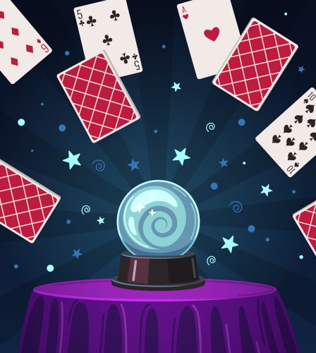Magician cartoon composition Royalty Free Vector Image