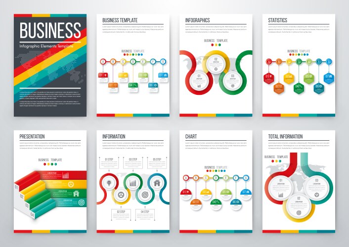 Modern infographic concept Royalty Free Vector Image