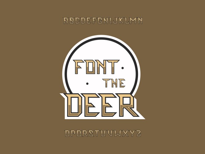 Deer Alphabet Vector Images (over 830)