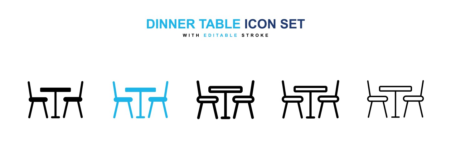 Dinner Table Icon Vector Images (over 39,000)