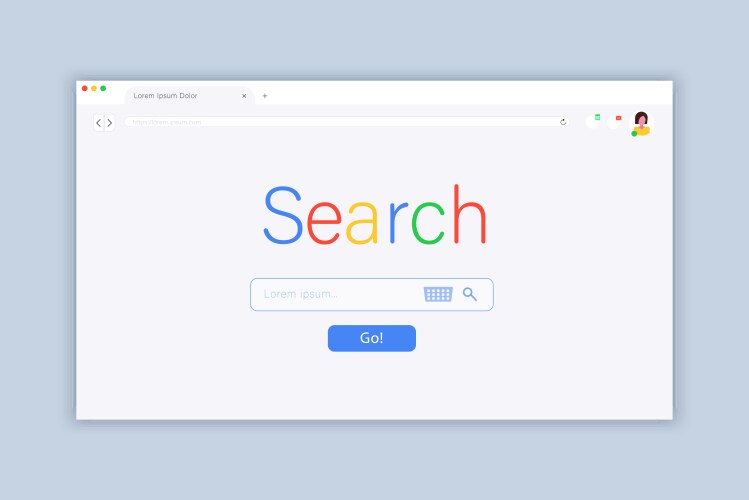 Messenger application web page design template Vector Image