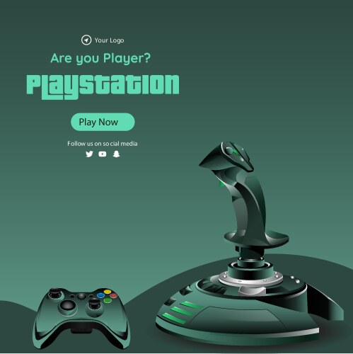 Banner design of retro game Royalty Free Vector Image