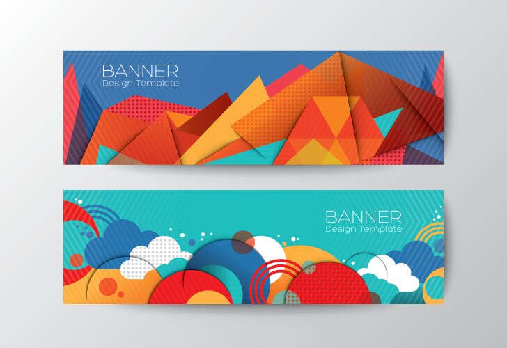 Abstract triangles cloud sign Royalty Free Vector Image